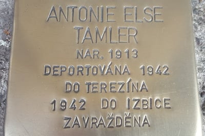 Tamler Antonie Else - Map of Prague's Stolpersteine / kamenů zmizelých ...