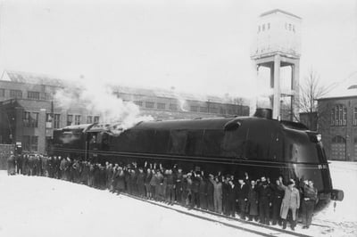 The Fastest Streamlined Locomotive - Under your feet