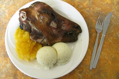 Pacha - Lamb's head, eyes and brain - World's Scariest Food | Mapotic