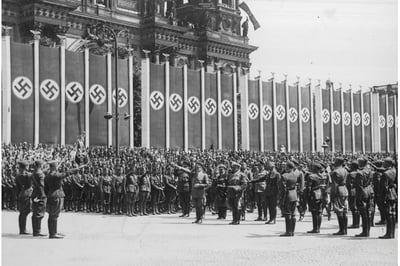 Hitler salutes the Condor Legion, which has returned from Spain - Under ...