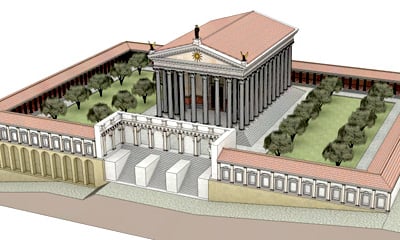Elagabalium, a temple built by the Roman emperor Elagabalus dedicated ...