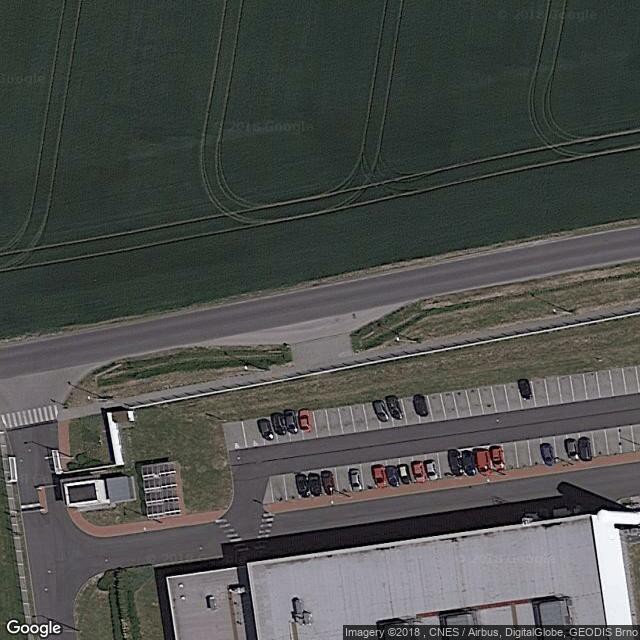 Průmyslová zóna Slaný - Mapa pozorovacích míst