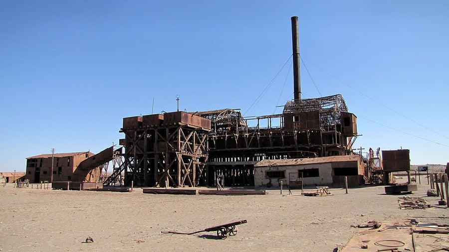 Humberstone and Santa Laura Saltpeter Works - UNESCO Map