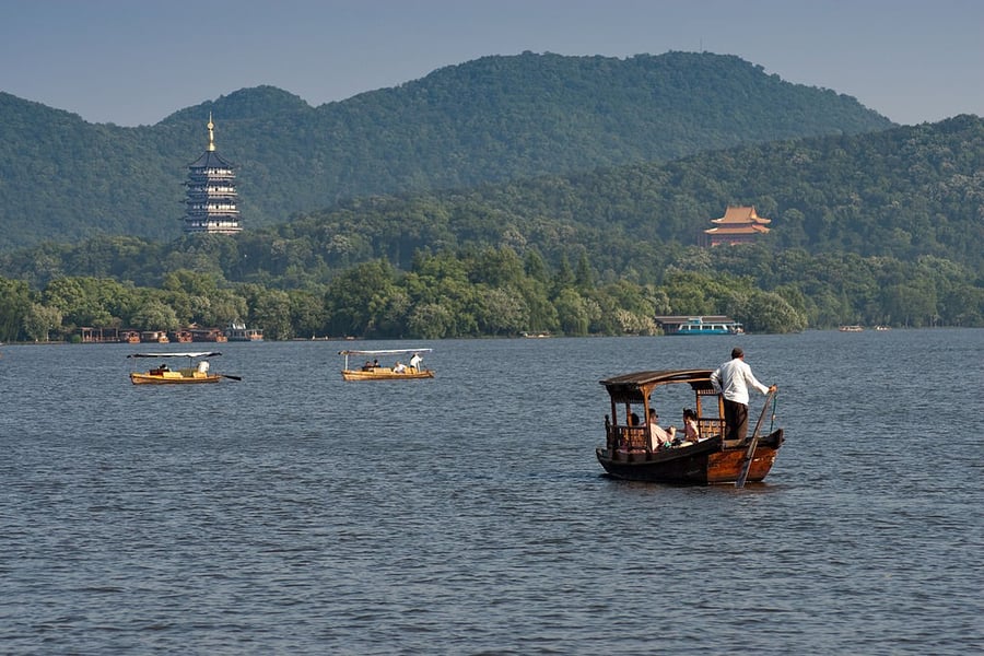 West Lake Cultural Landscape of Hangzhou - UNESCO Map