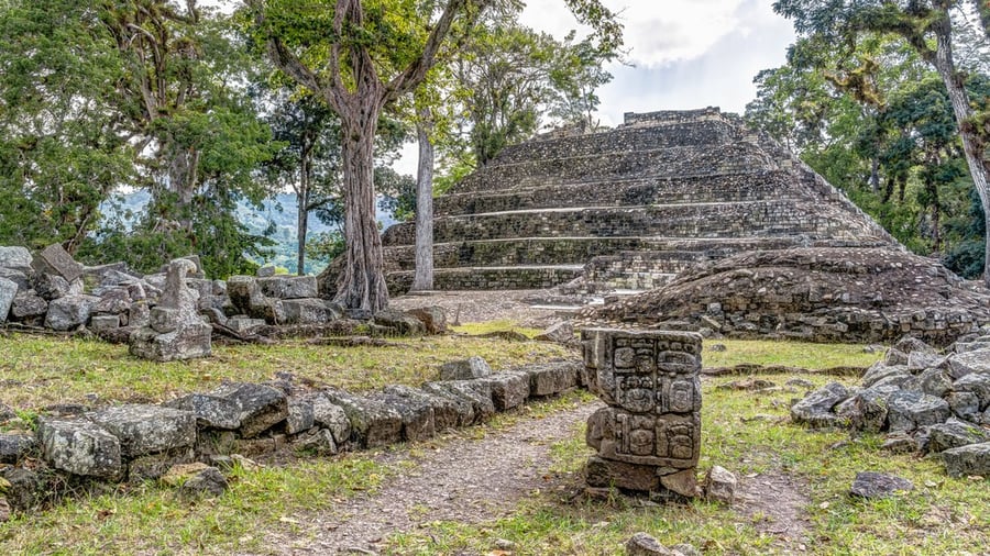 Maya Site of Copan - UNESCO Map