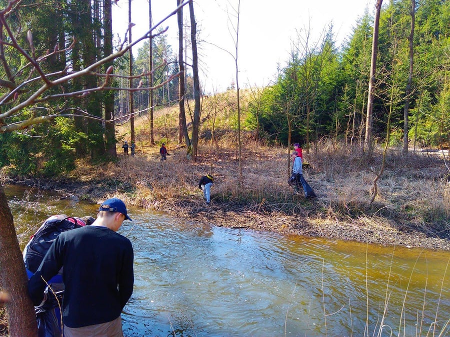 Čistá řeka Sázava / Der Saubere Fluß Sázava - Mapa příkladů dobré praxe