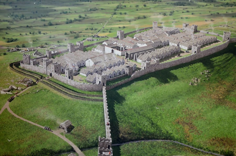 Hadrian's Wall - Housesteads Roman Fort - Under your feet