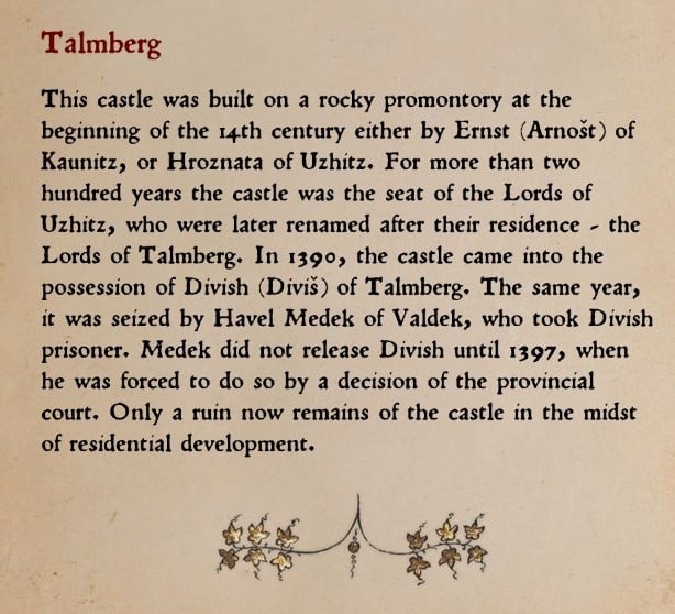 Talmberg - Kingdom Come: Deliverance - Tour Guide | Mapotic